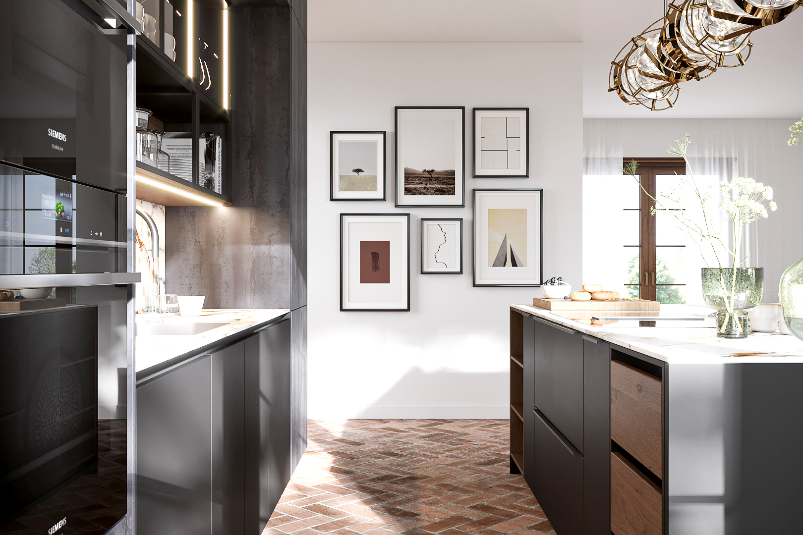 Ex Display Hacker Kitchen with Island and Worktops - The Used Kitchen ...