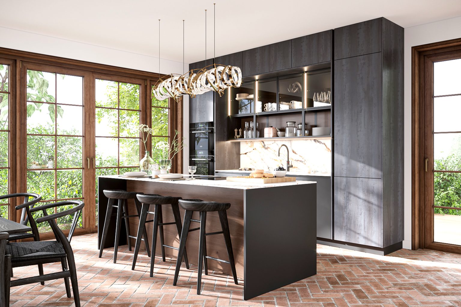 Ex Display Hacker Kitchen with Island and Worktops - The Used Kitchen ...