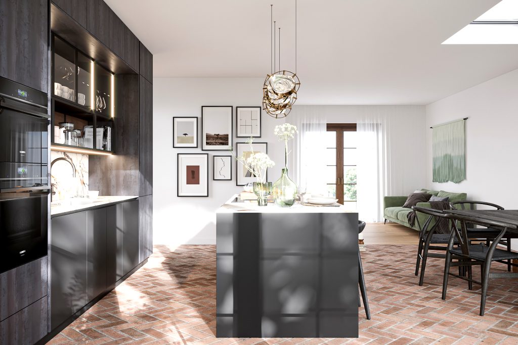 Ex Display Hacker Kitchen with Island and Worktops - The Used Kitchen ...