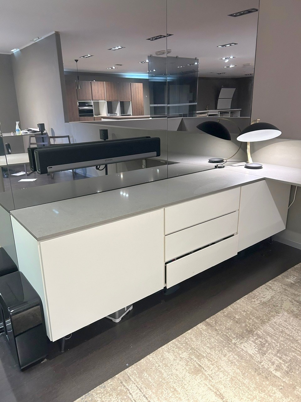 Ex Display Office Furniture With Quartz Worktops - The Used Kitchen Company