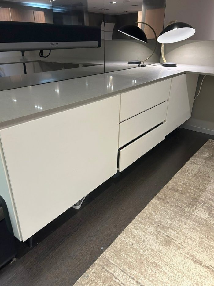 Ex Display Office Furniture With Quartz Worktops - The Used Kitchen Company