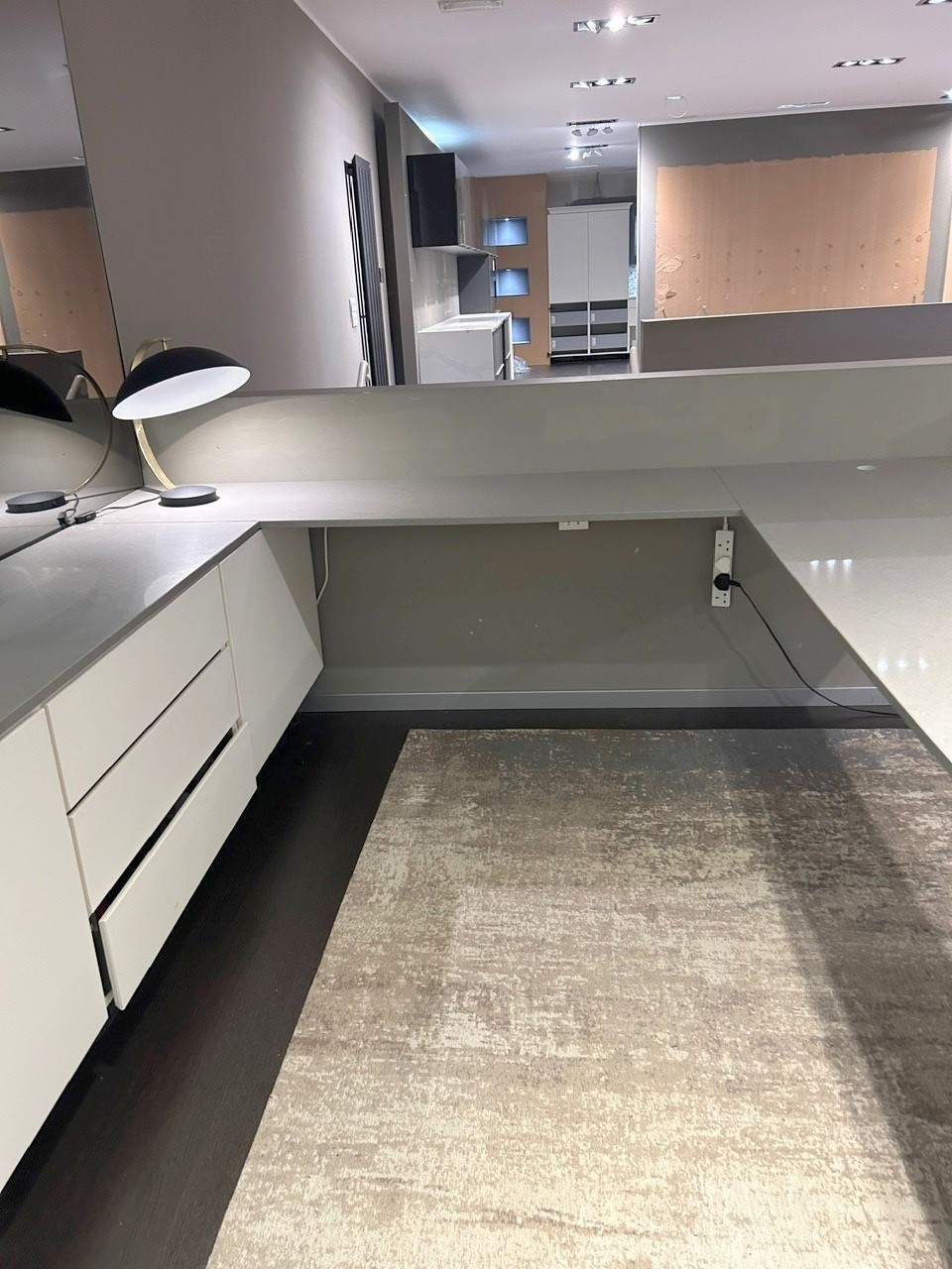 Ex Display Office Furniture With Quartz Worktops - The Used Kitchen Company