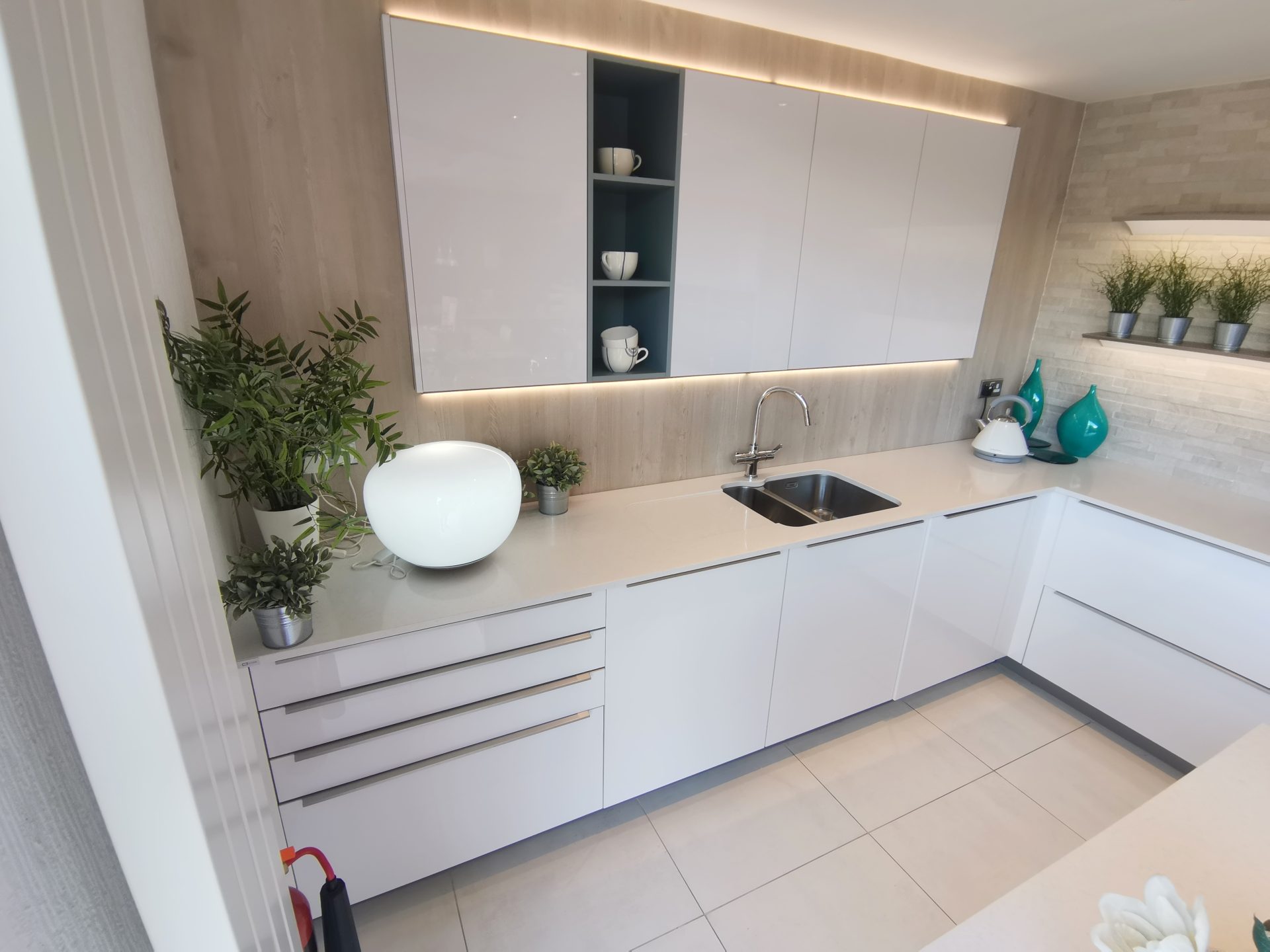 Ex Display Pronorm Proline/X-line Kitchen With Island, Worktops and ...