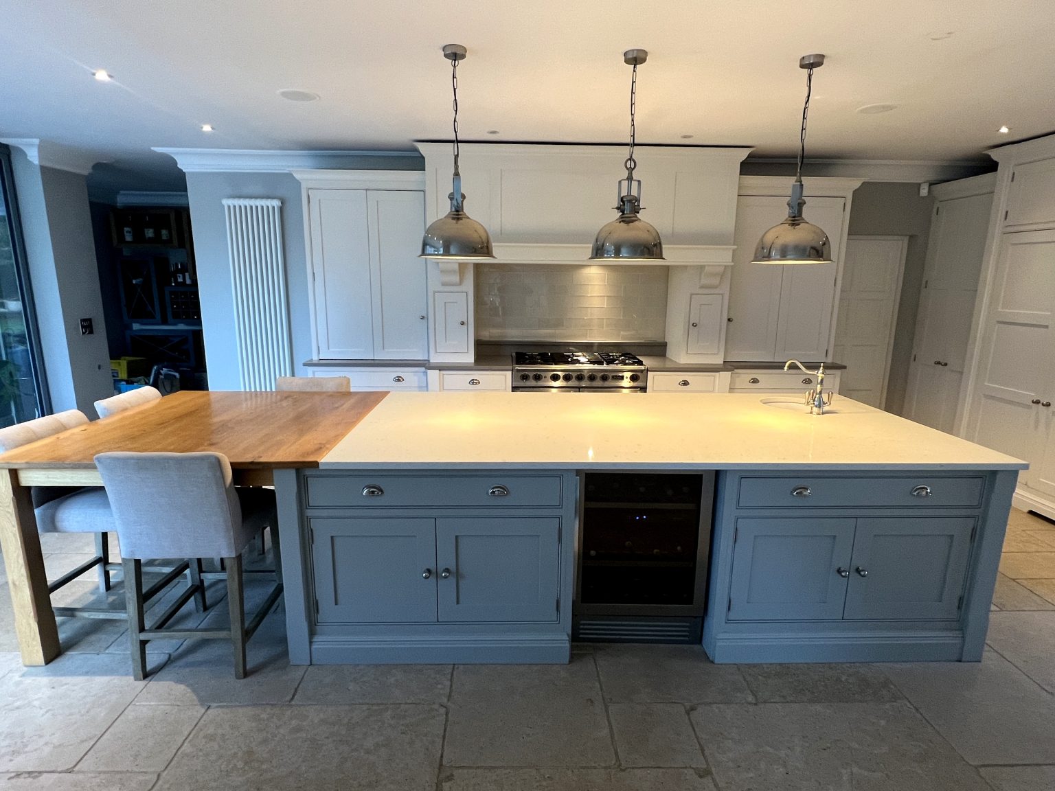 Large Tom Howley Kitchen With Island, Worktops and Appliances - Used ...