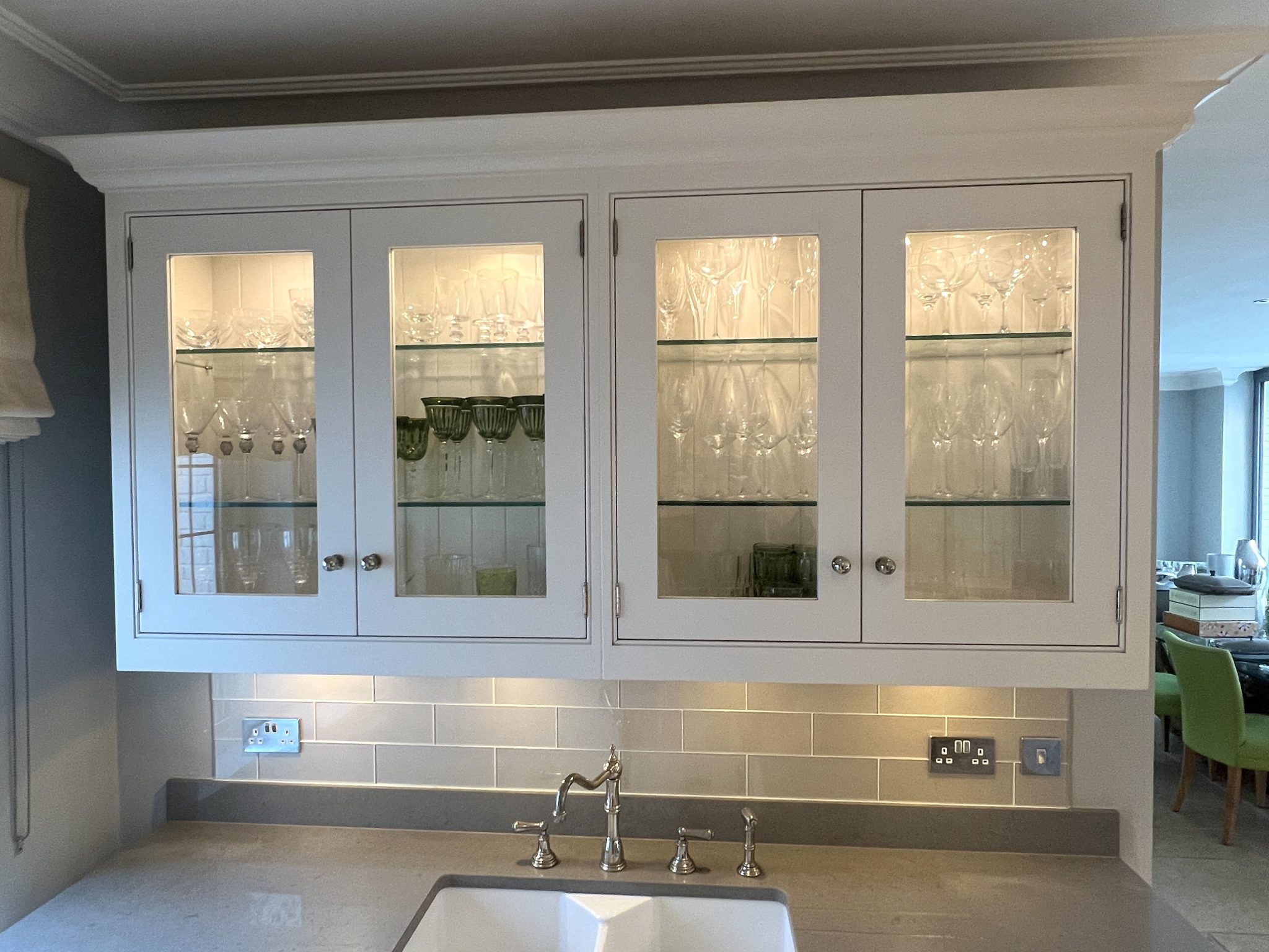 Large Tom Howley Kitchen With Island, Worktops and Appliances - Used ...