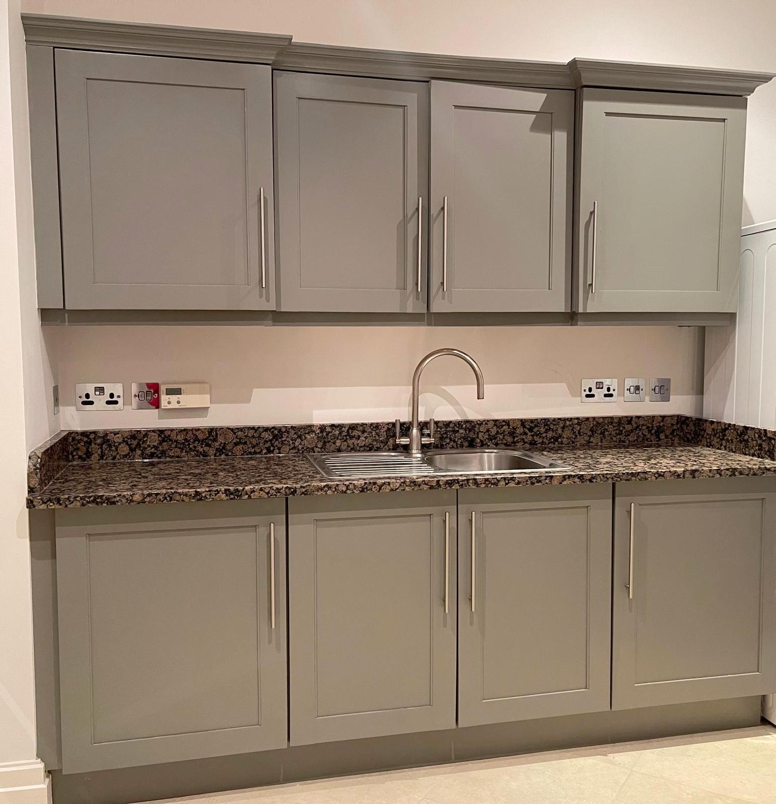 Painted Utility Room With Worktop - USED - The Used Kitchen Company