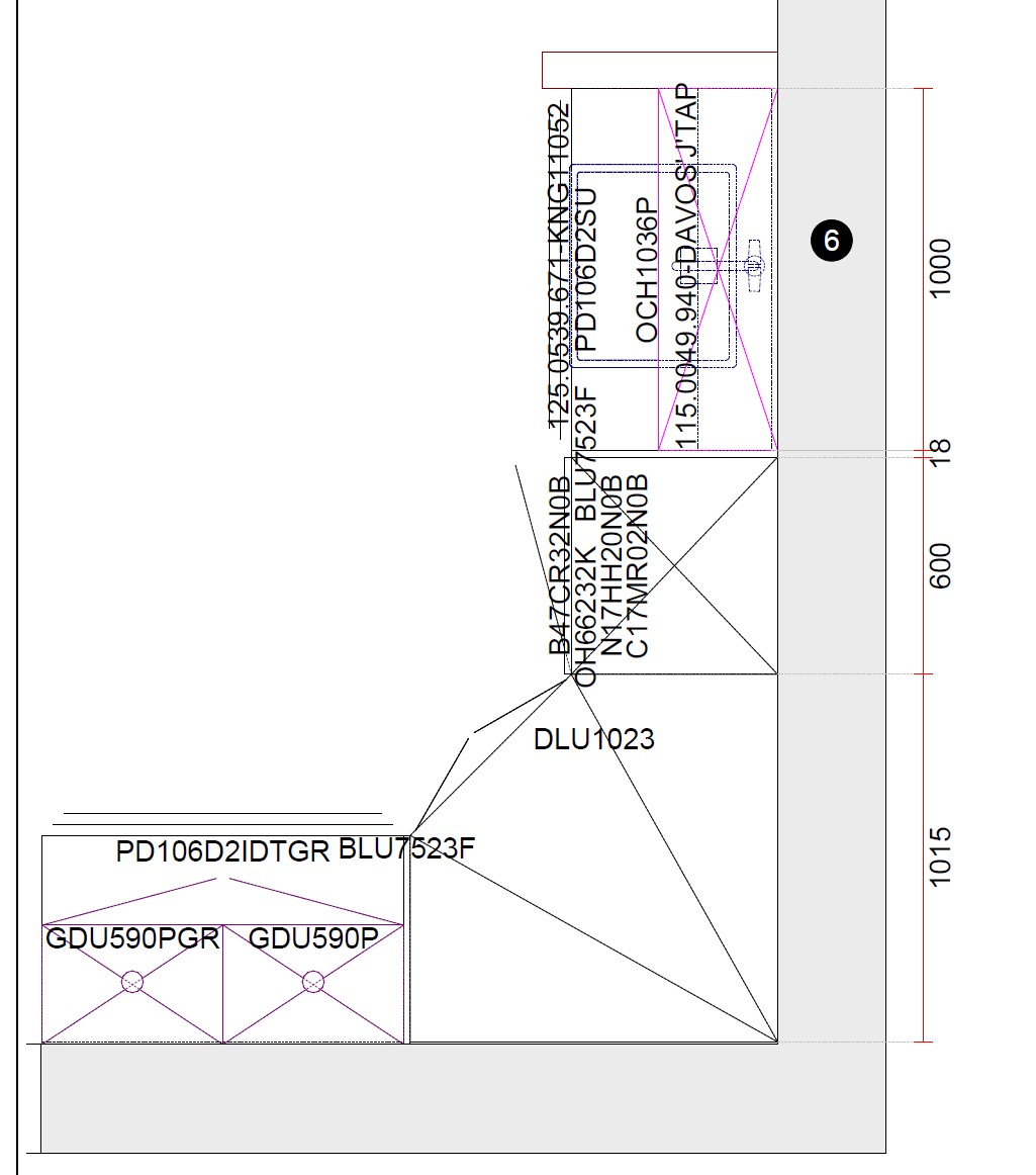 Ex Display Symphony Cranbrook Kitchen with Quartz Morland Fog Worktops ...