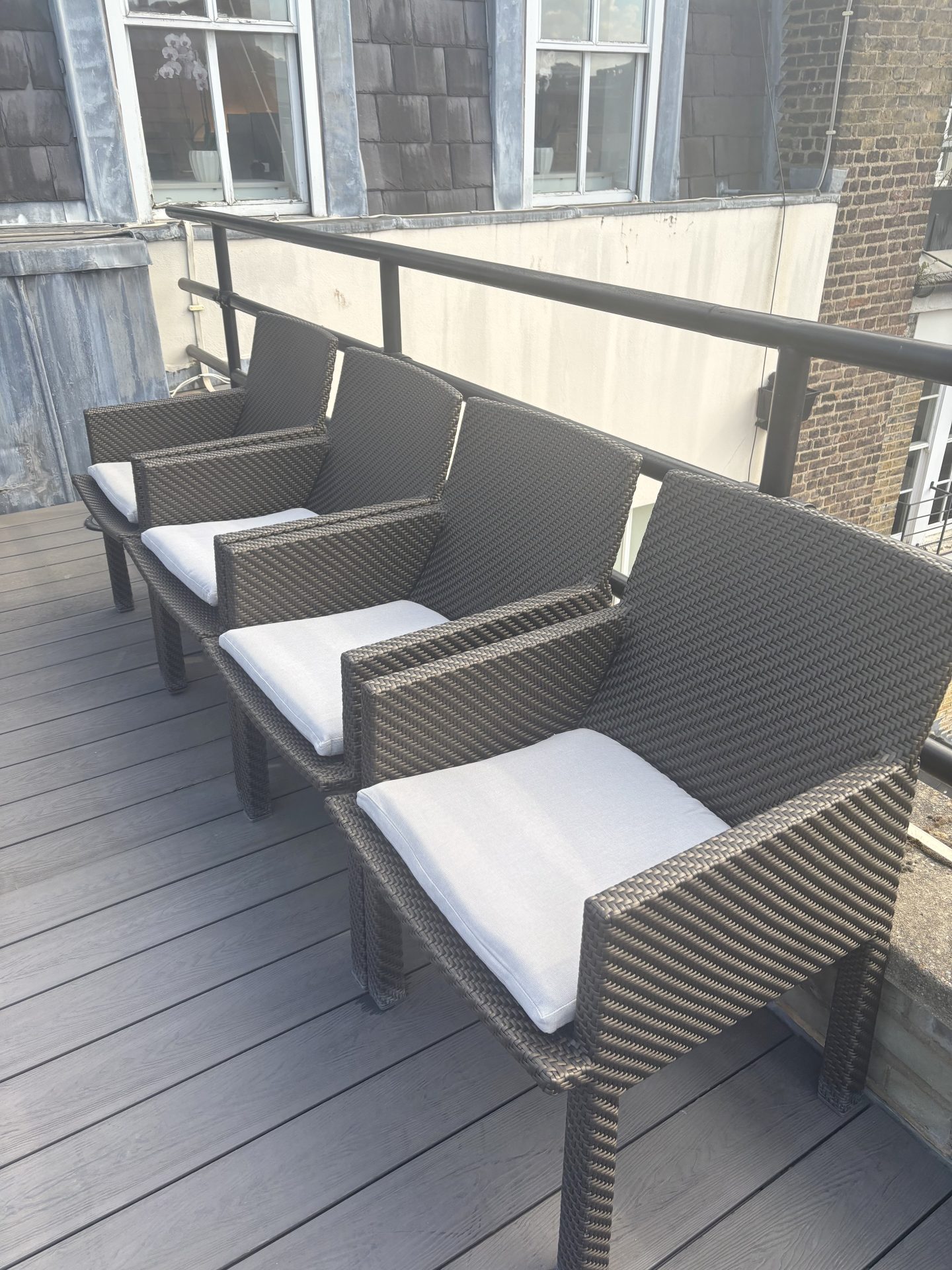 The Used Kitchen Company } Dedon SPA Table & Four Chairs