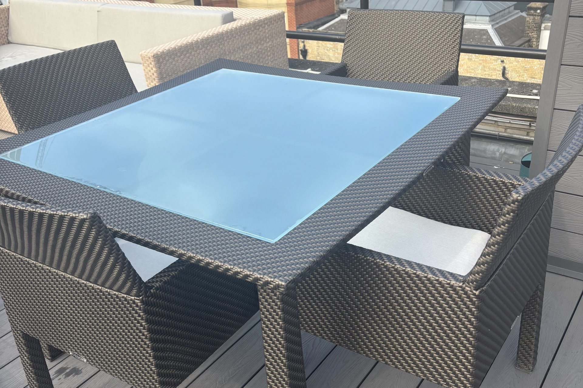 The Used Kitchen Company } Dedon SPA Table & Four Chairs