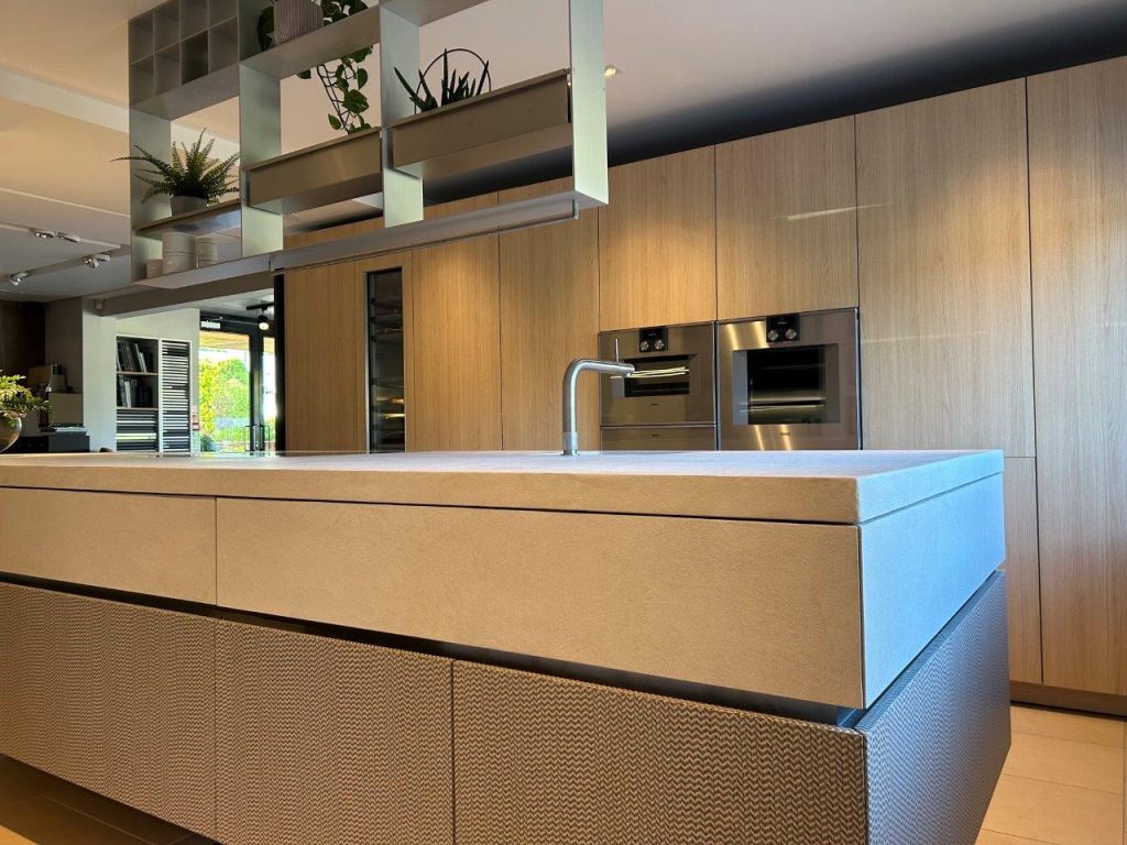 Ex Display Eggersman Kitchen With Island, Worktops and Gaggenau ...