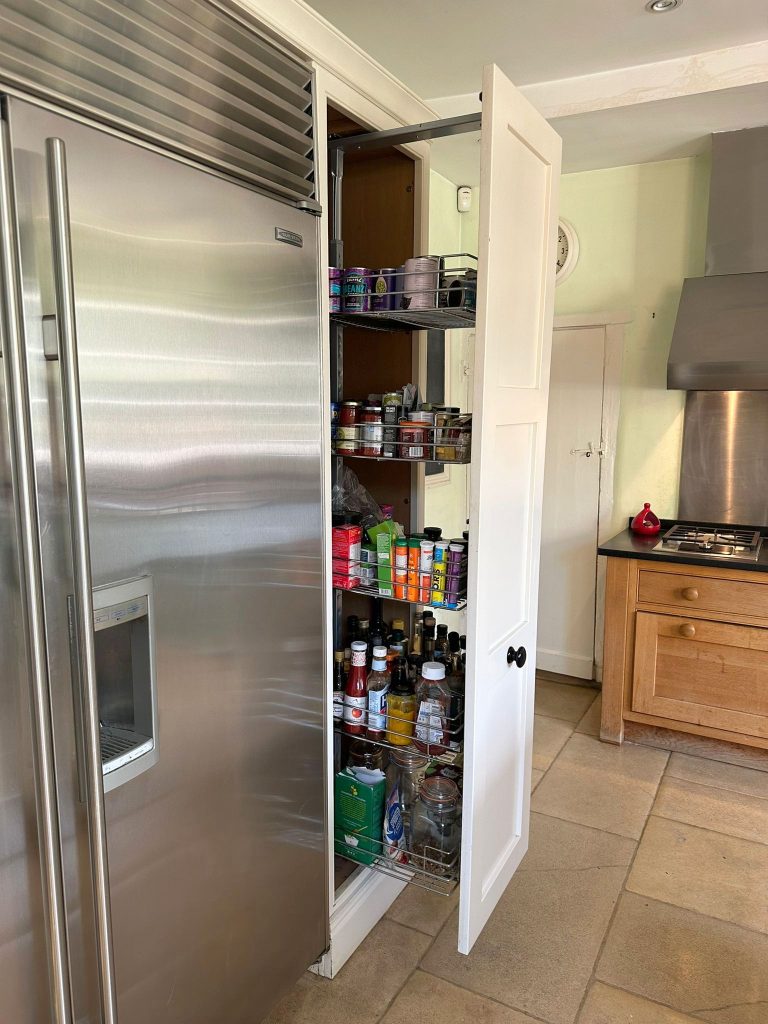 Painted Martin Moore Kitchen With Island, Worktops and Appliances ...