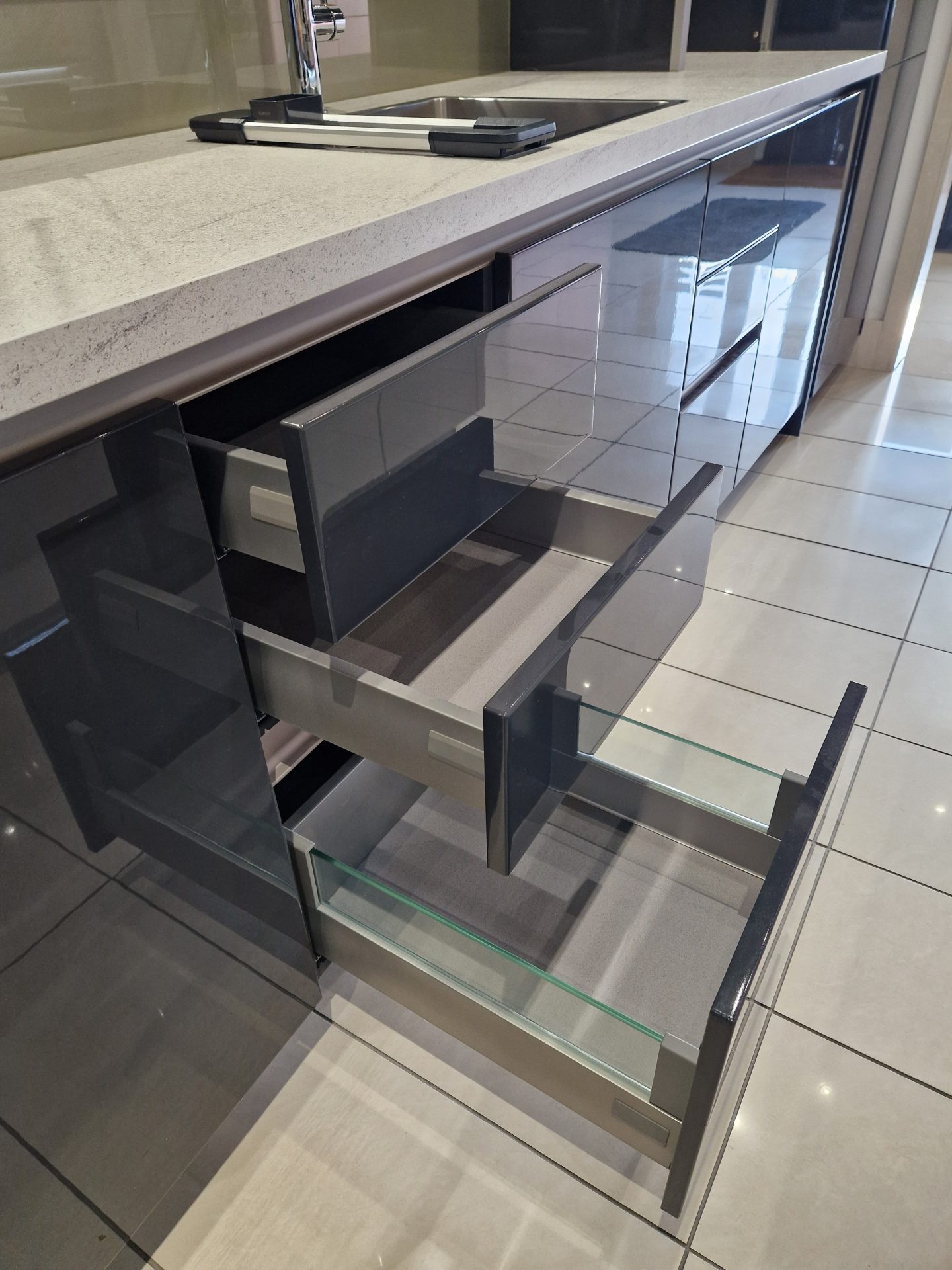 Ex Display Rotpunkt Kitchen With Island, Worktops and Appliances - The ...