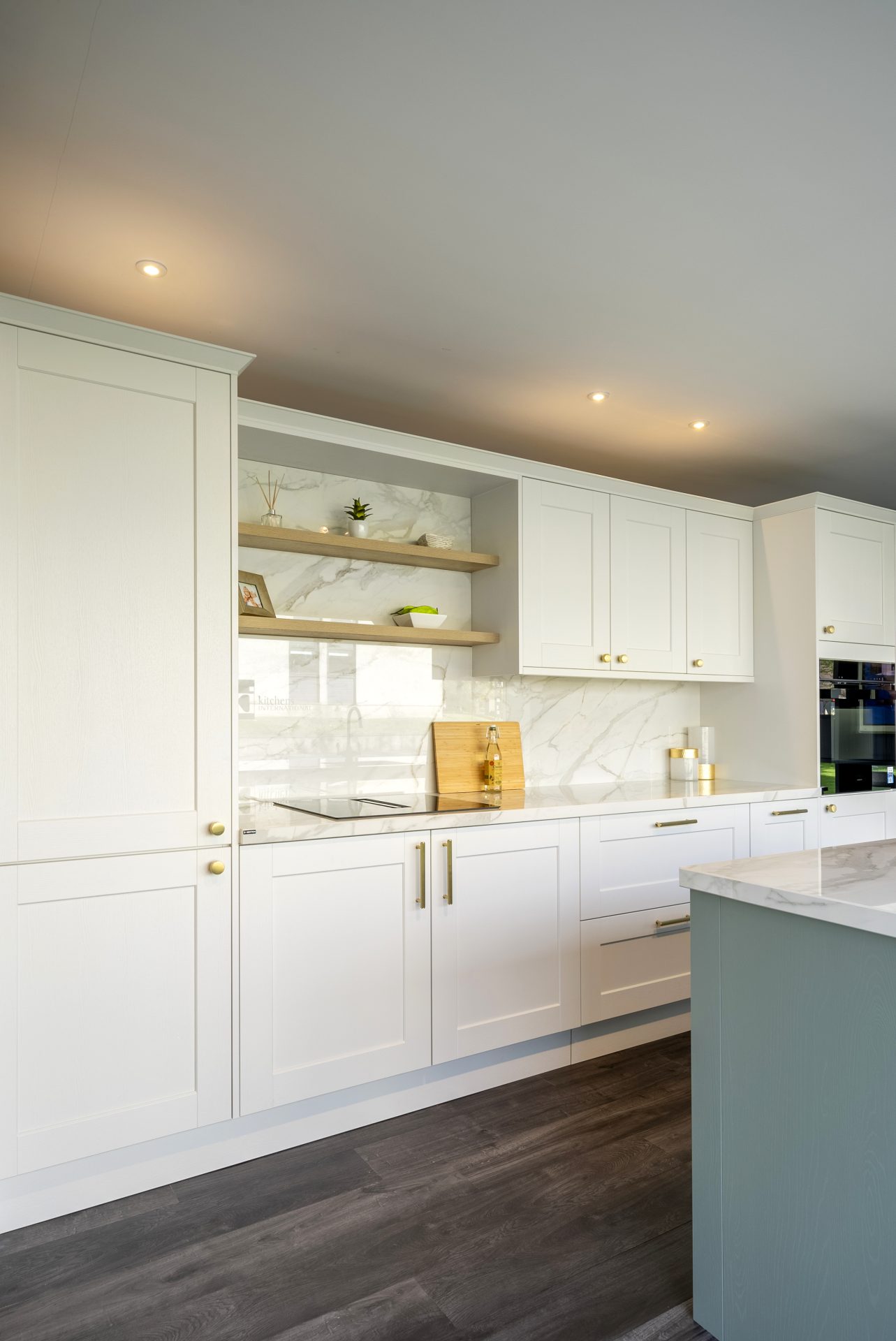 Ex Display Bespoke Painted Kitchen with Dekton Lucid Worktops and and ...