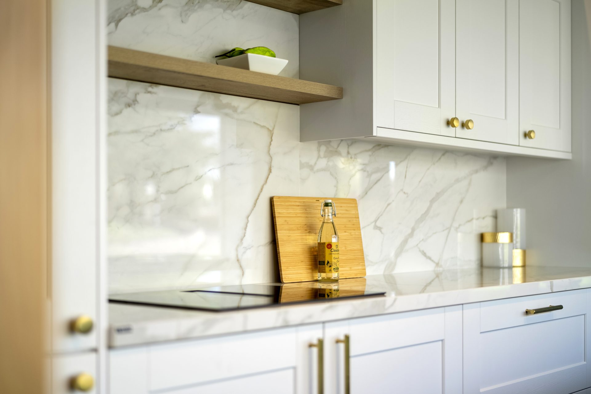 Ex Display Bespoke Painted Kitchen with Dekton Lucid Worktops and and ...