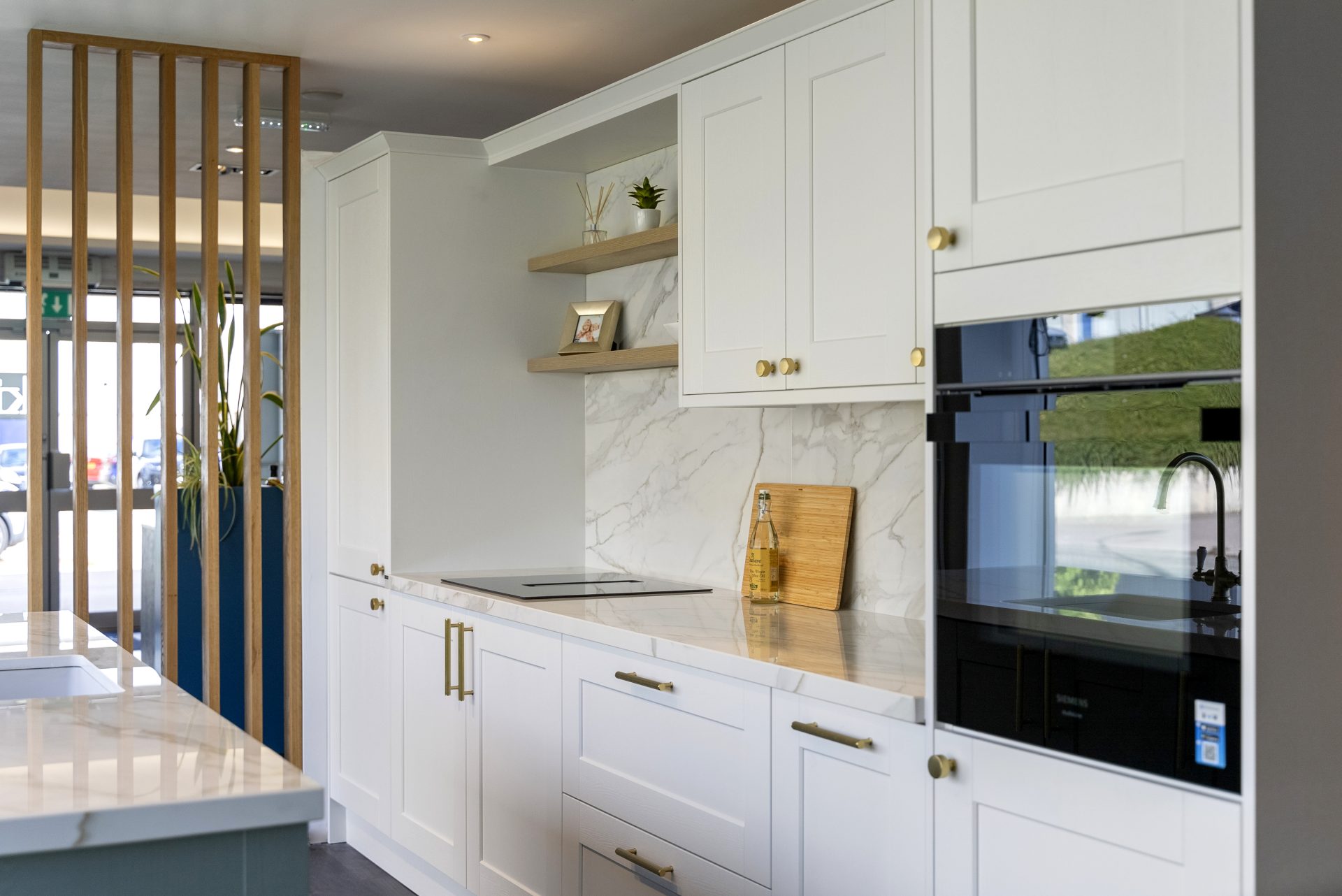 Ex Display Bespoke Painted Kitchen with Dekton Lucid Worktops and and ...