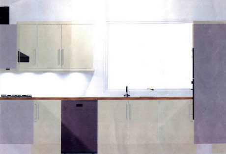 Approx 3yrs Old Howden's Kitchen, Worktops And Some Appliances