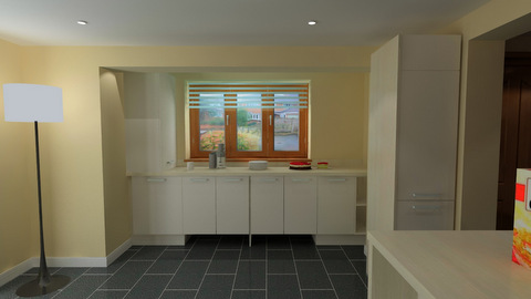 Brand New Alno Wellmann Magnolia White Kitchen with Worktops