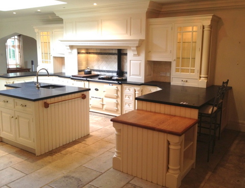 Approx 10yr old Smallbone Style Kitchen, Island, Granite Worktops and ...