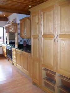 Ex Display Hand Crafted Solid Ash Kitchen With Granite Worktops