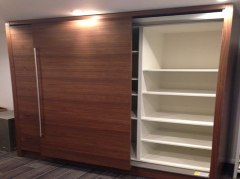 Ex Display Hacker Sliding Walnut Unit