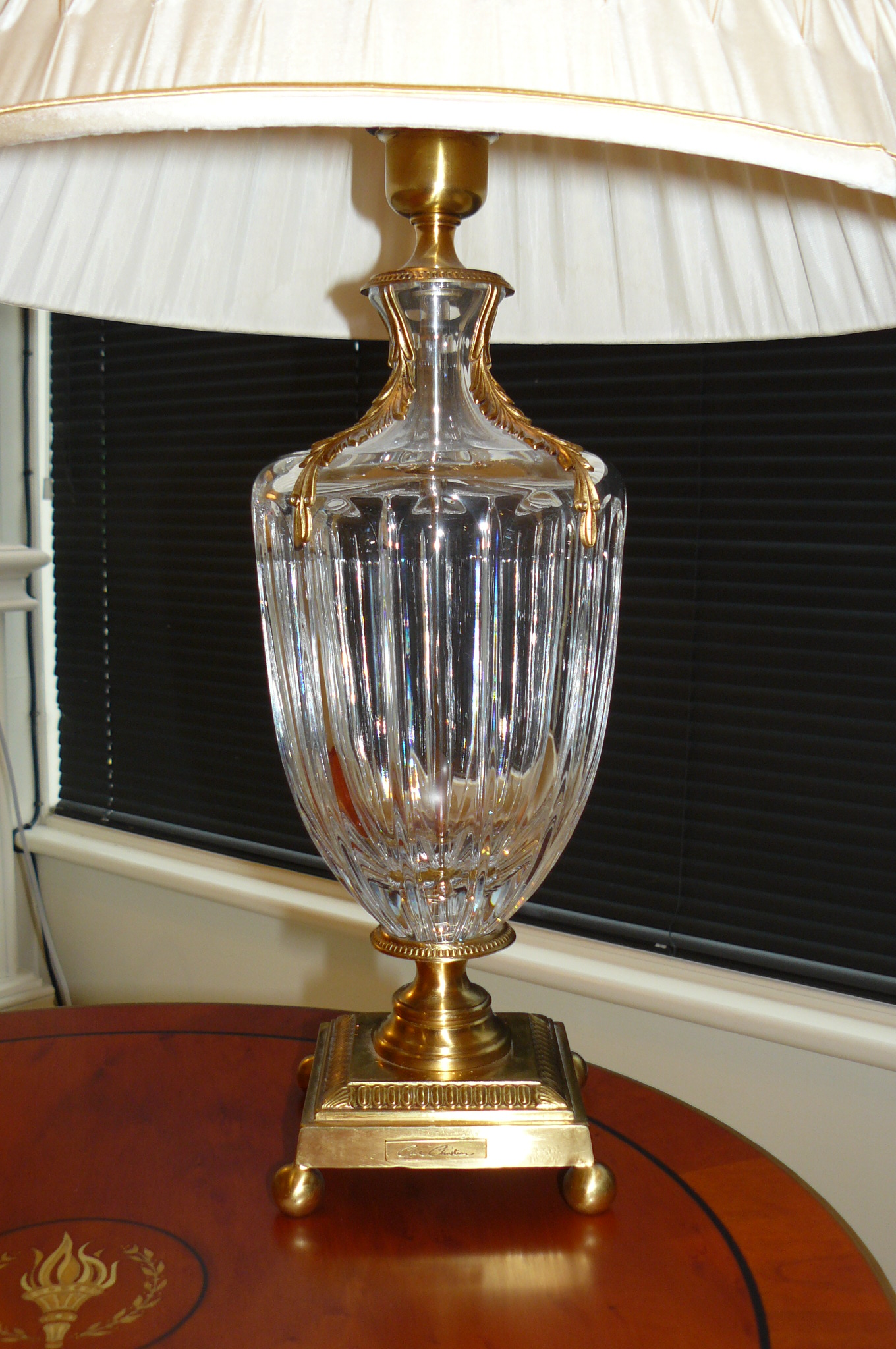 Ex Display Clive Christian Empire Furniture in Cherry Wood and Gold Leaf