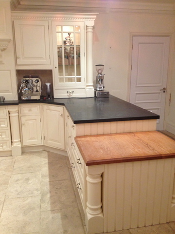 Approx 10yr old Smallbone Style Kitchen, Island, Granite Worktops and ...