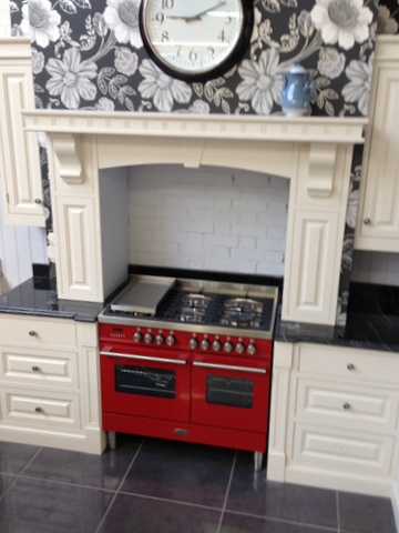 Ex-display Hand Painted In-Frame Prentice Kitchen, Island and Granite ...