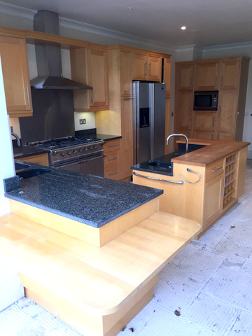 Approx 10yr old Inframe Kitchen, Utility Room, Island, Worktops and ...