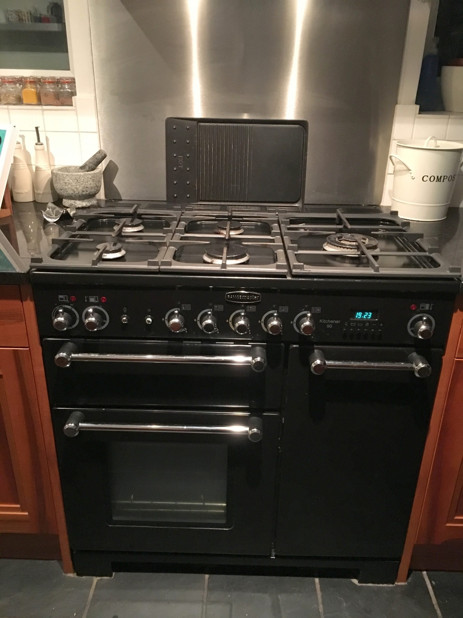 Approx 6yr Old Rangemaster Cooker and Hood - Buy Online