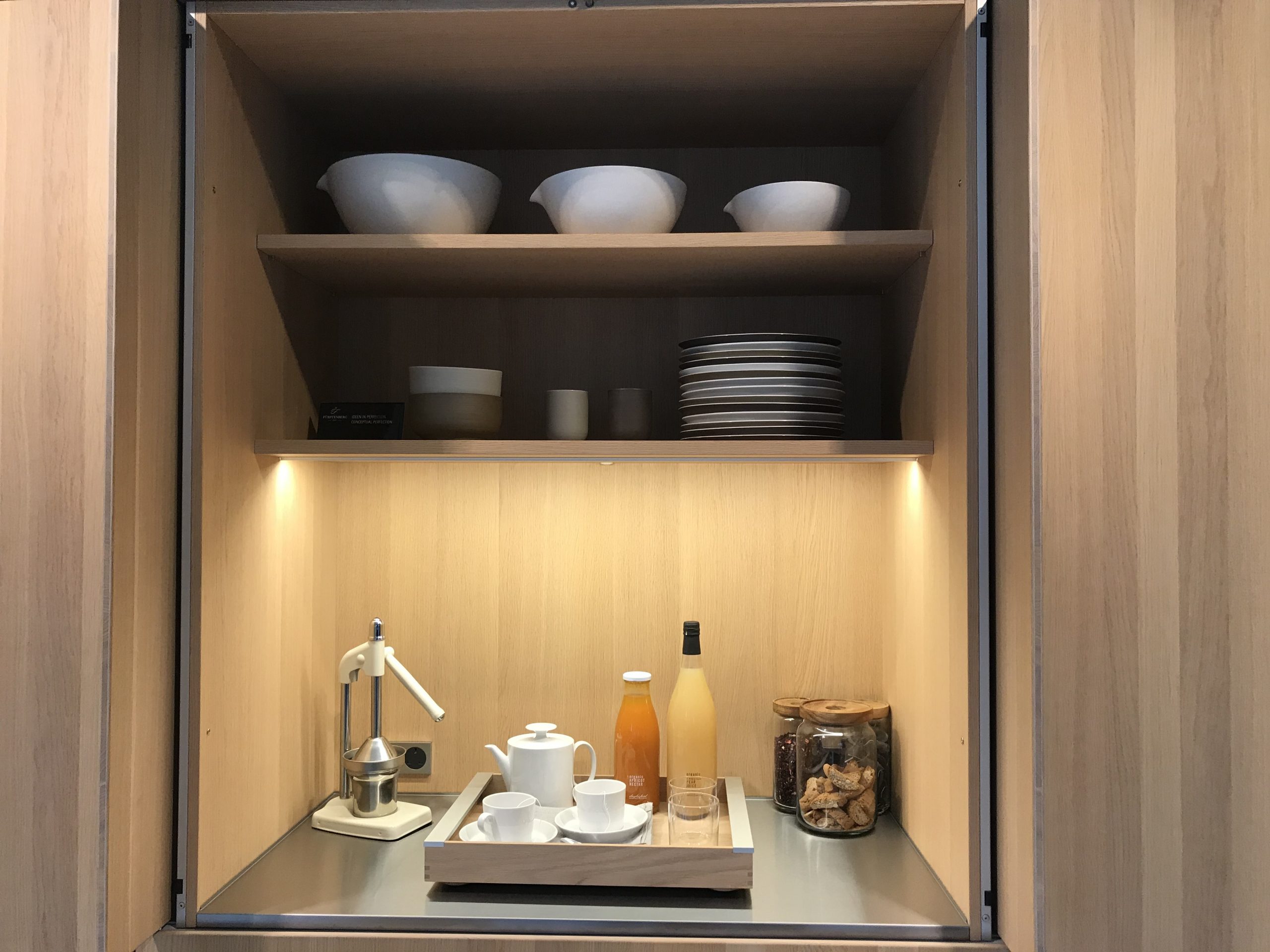 Ex Display Bulthaup B3 Floating Oak Unit | The Used Kitchen Company