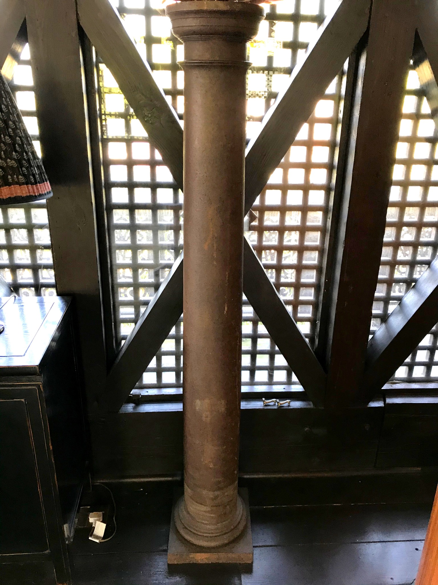 4 x Antique Battle of Waterloo Cannon Pedastools - The Used Kitchen Company