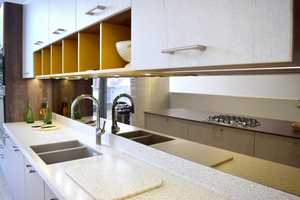 Ex Display Intoto Fango and Vesuvian Stone Kitchen with Dekton Worktops ...