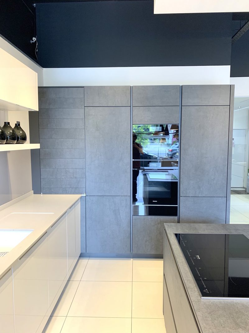 Ex Display Alno Kitchen With Island, Stone Worktops and Miele ...