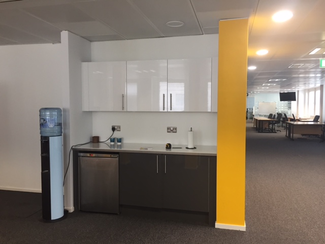 Approx 1yr Old Howdens Kitchen with Worktops, Breakfast Bar and AEG ...