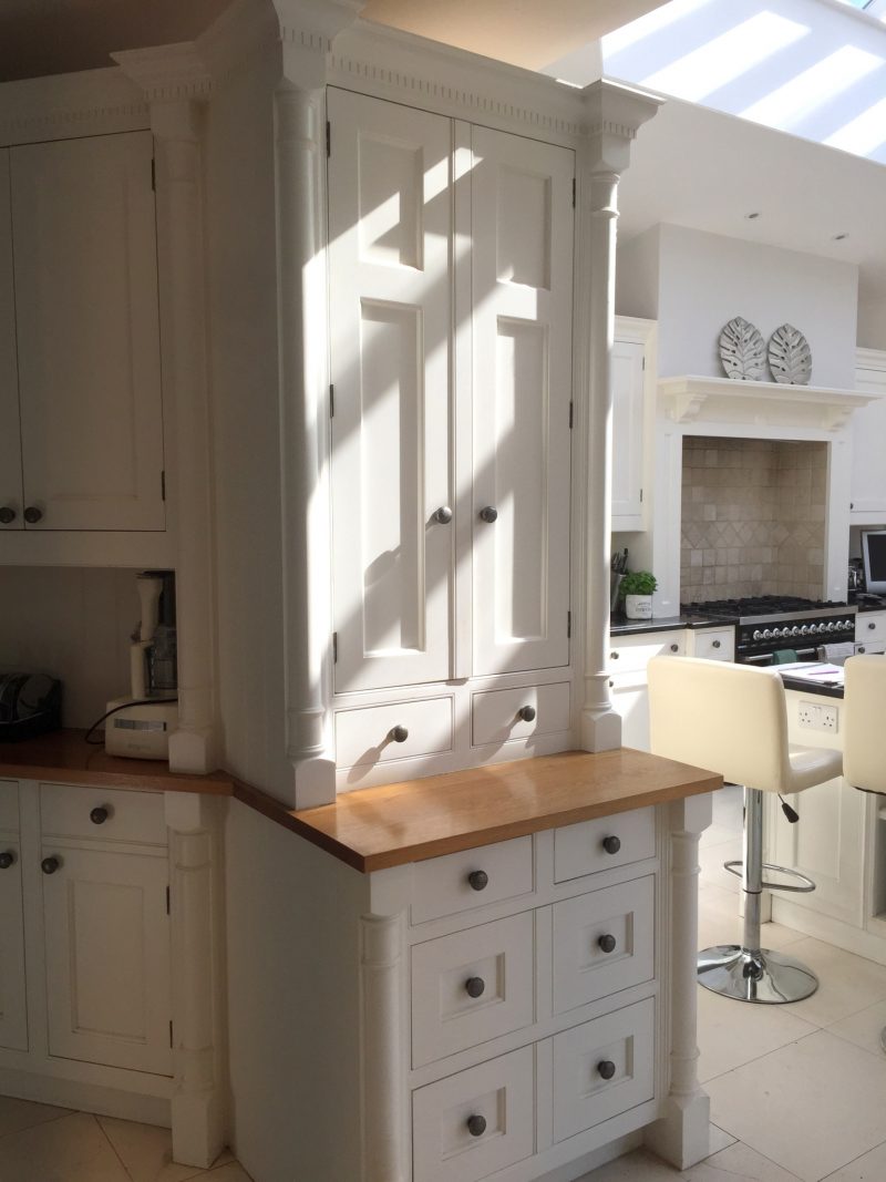 Huge Bespoke Painted Fordbrook Kitchen, with Island, Dressers, Worktops ...