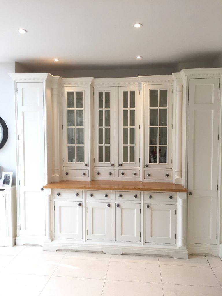 Huge Bespoke Painted Fordbrook Kitchen, with Island, Dressers, Worktops ...