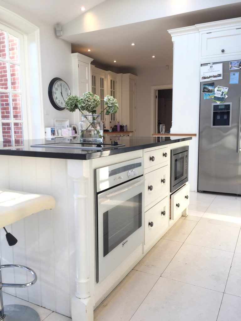Huge Bespoke Painted Fordbrook Kitchen, with Island, Dressers, Worktops ...
