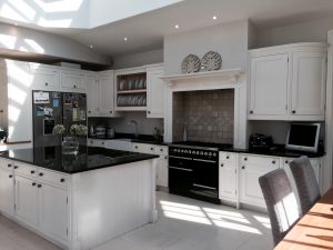 Huge Bespoke Painted Fordbrook Kitchen, with Island, Dressers, Worktops ...