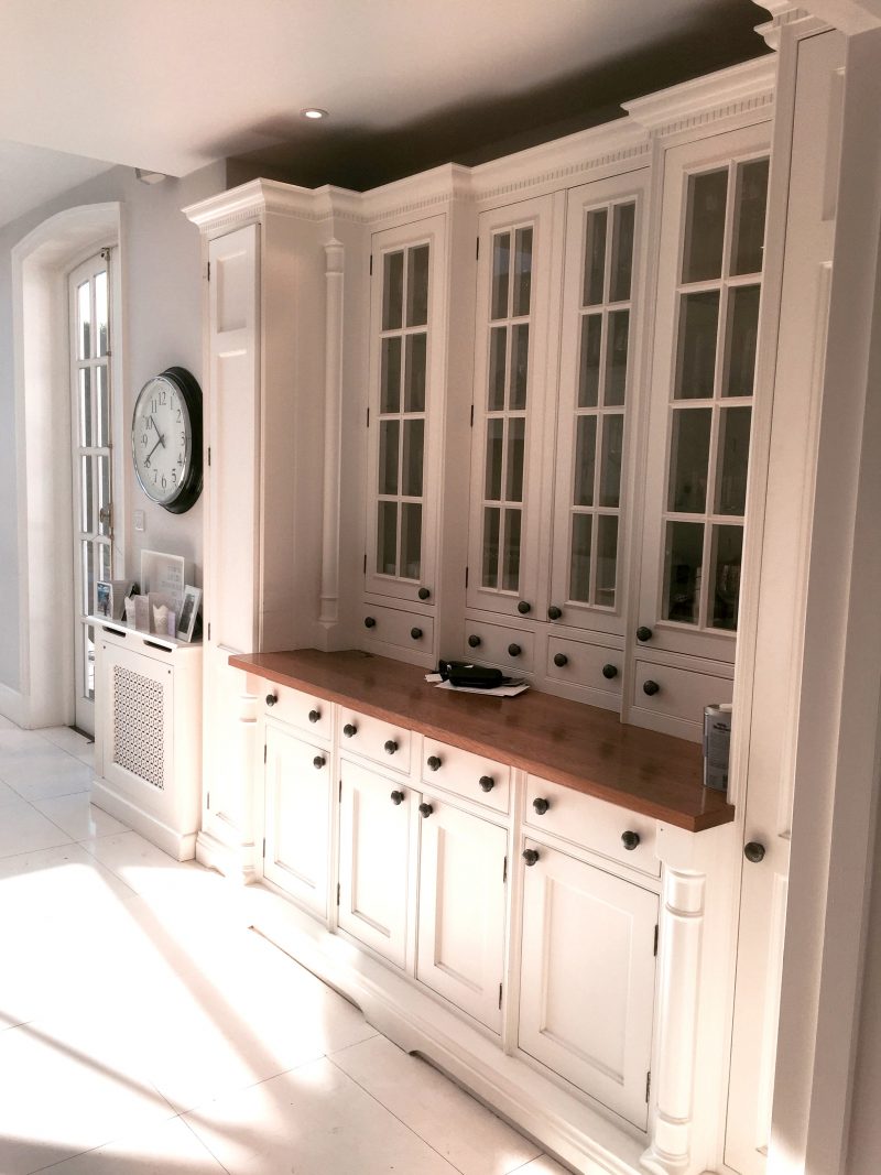 Huge Bespoke Painted Fordbrook Kitchen, with Island, Dressers, Worktops ...