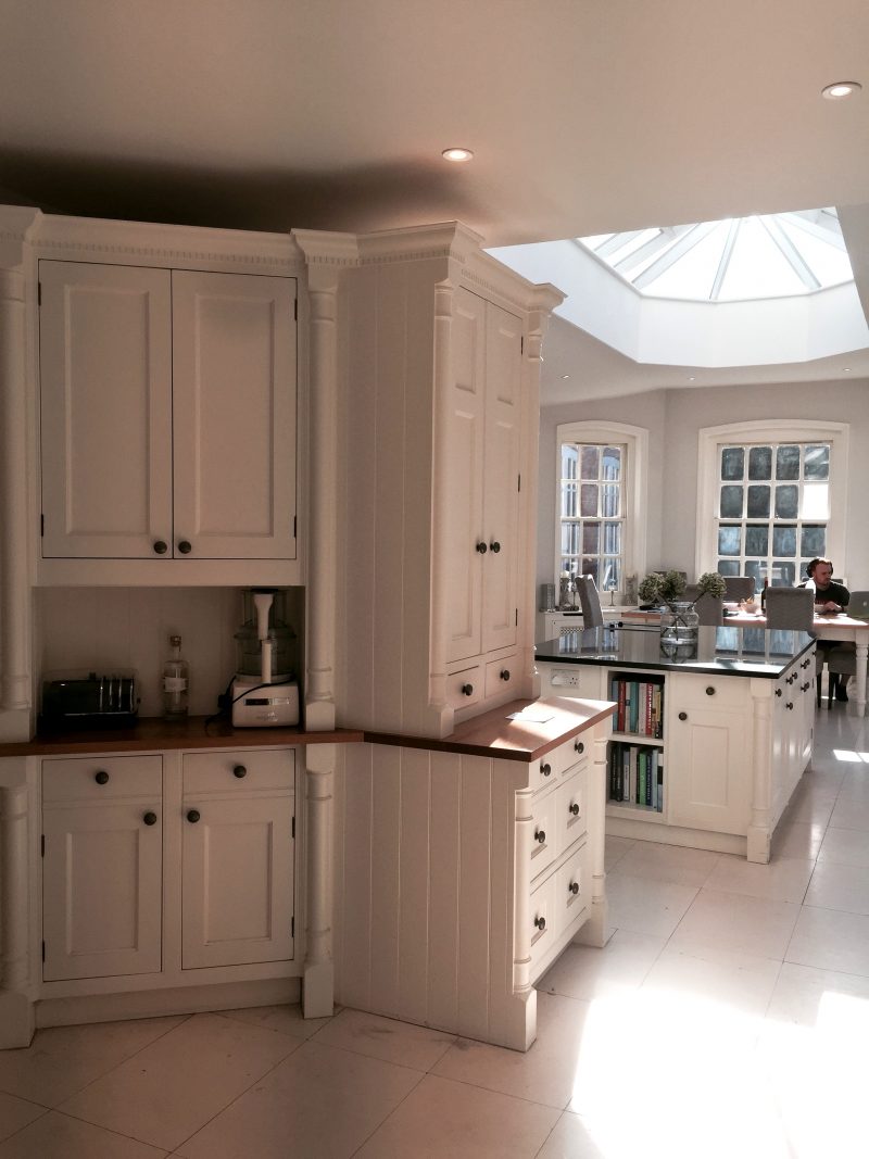Huge Bespoke Painted Fordbrook Kitchen, with Island, Dressers, Worktops ...