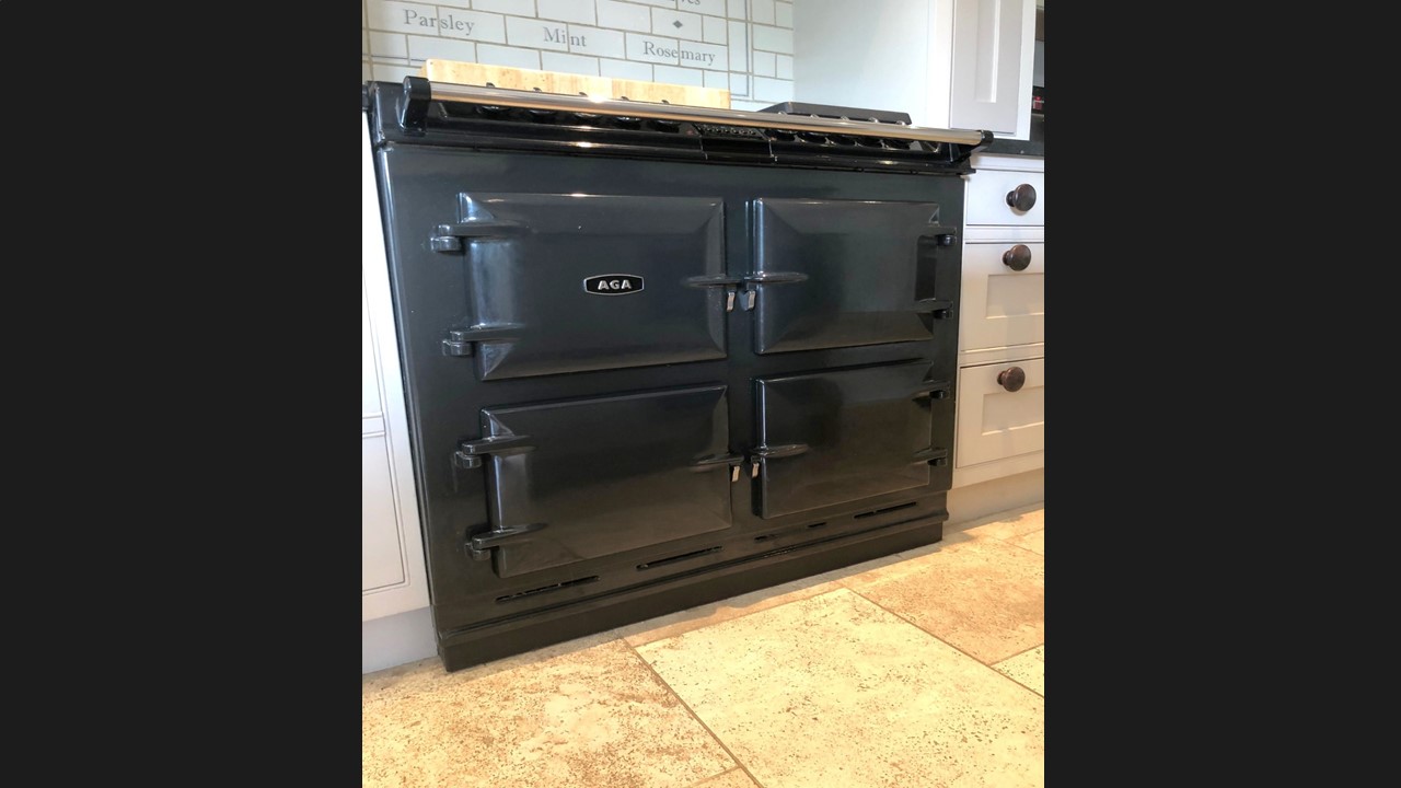 Used Six-Four Pewter Grey Aga | The Used Kitchen Company