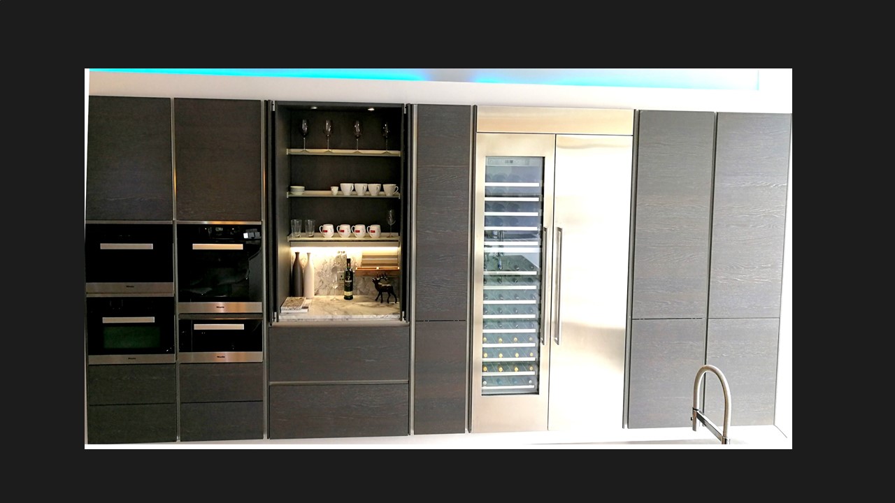 Hacker Systemat Tall Unit and Appliances | The Used Kitchen Company