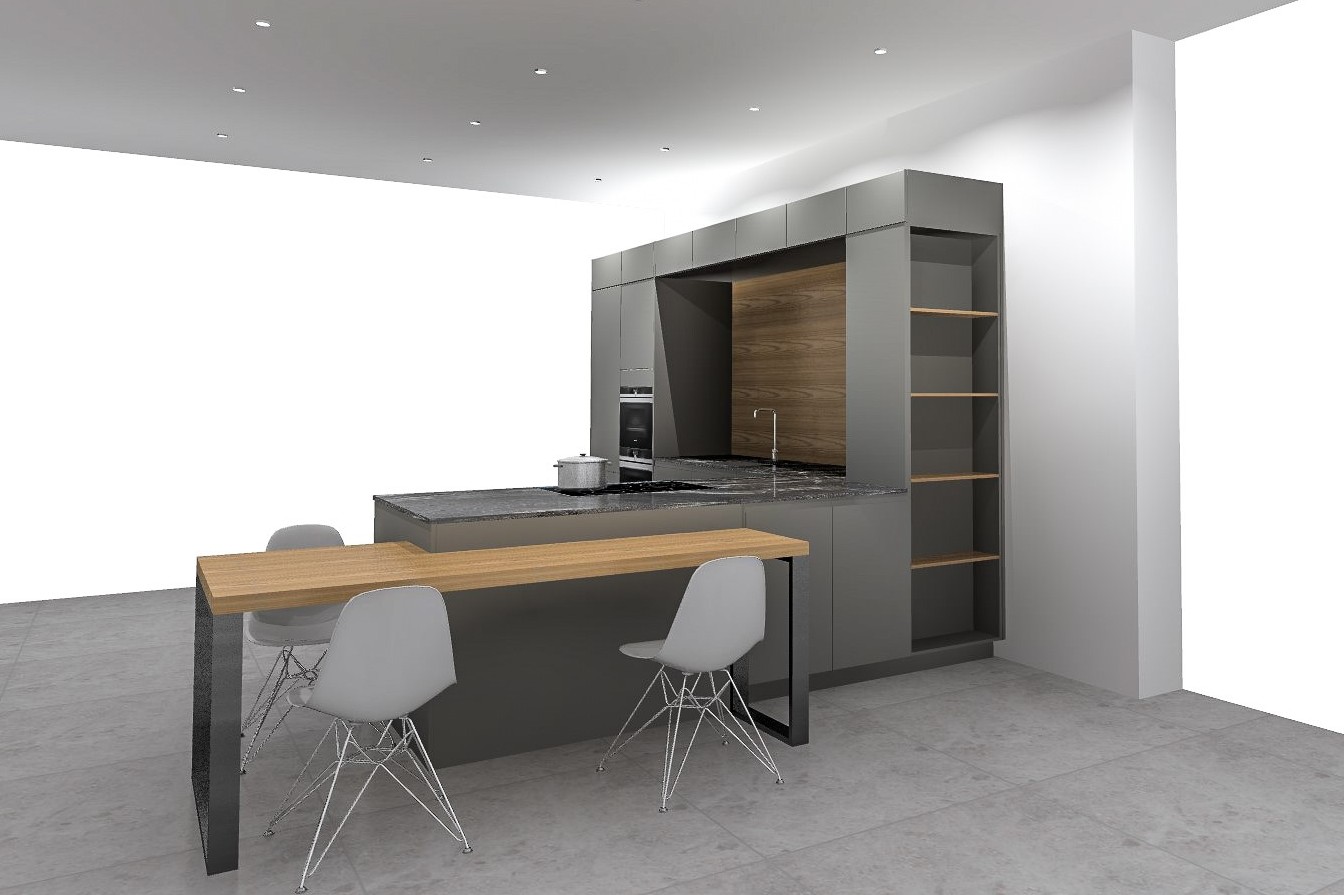 Ex Display Rotpunkt Metal Line Kitchen ] The Used Kitchen Company