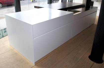 Ex Display Kitchen, Sliding Island, Worktops and Gaggenau Appliances