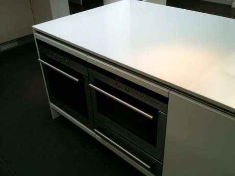 Approx 1yr old White Hacker Kitchen with Silestone Worktops and Miele ...