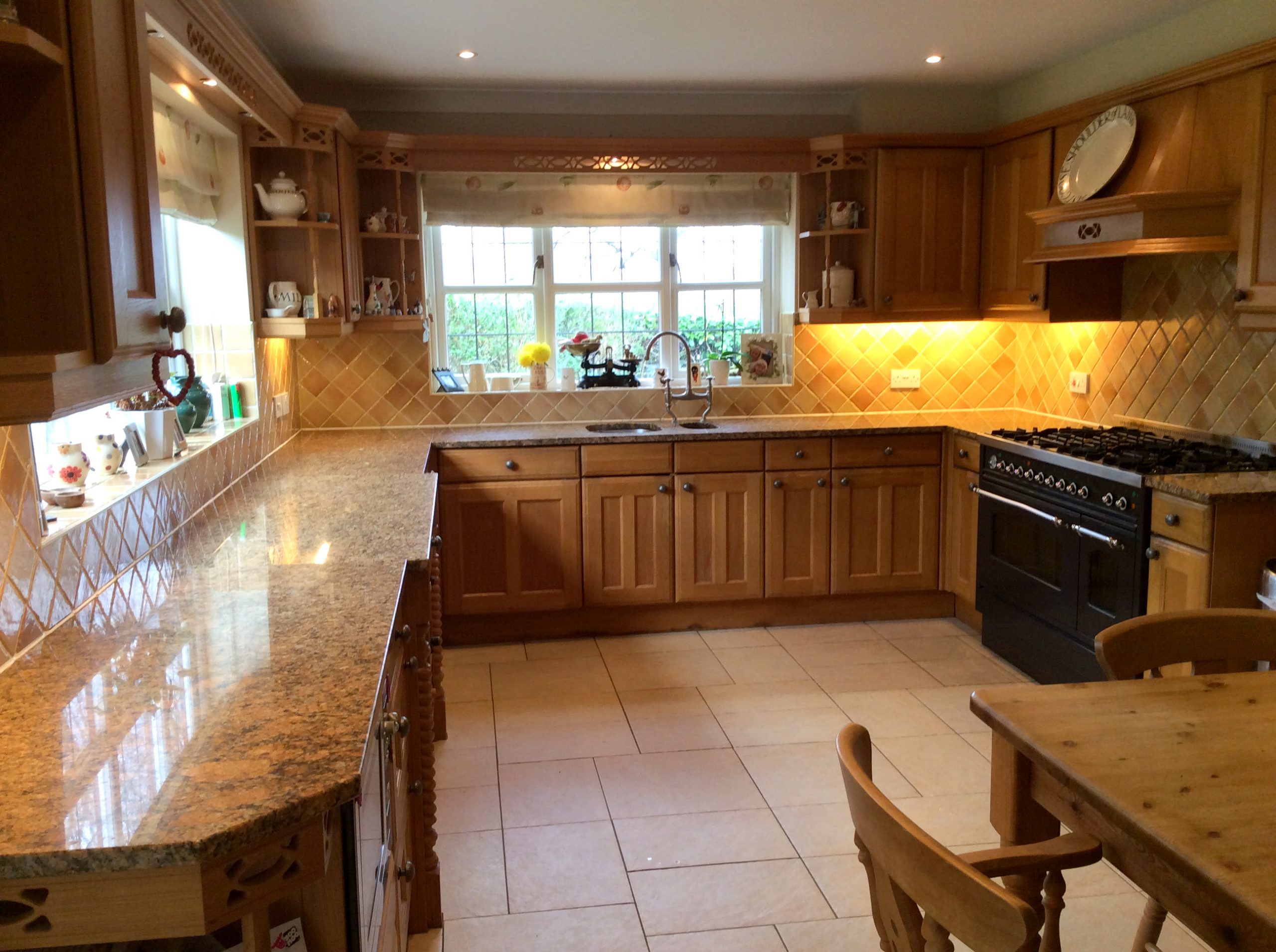 MUST GO Approx 14yr old Commodore Kitchen, Dresser, Granite Worktops ...