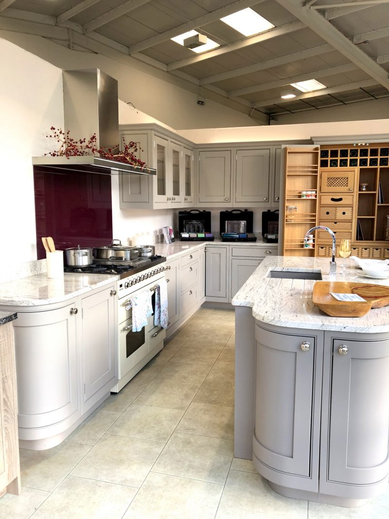 Bespoke Inframe Painted Kitchen with Island | The Used Kitchen Company