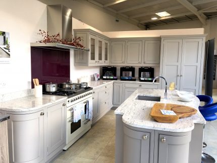 Bespoke Inframe Painted Kitchen with Island | The Used Kitchen Company