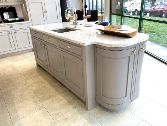 Bespoke Inframe Painted Kitchen with Island | The Used Kitchen Company
