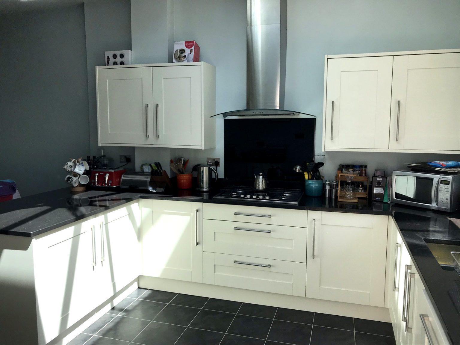 Benchmarx Kitchen With Worktops and Appliances - Used
